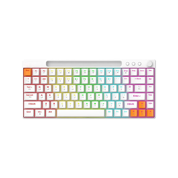 Porodo Gaming Wired Mechanical Keyboard - White